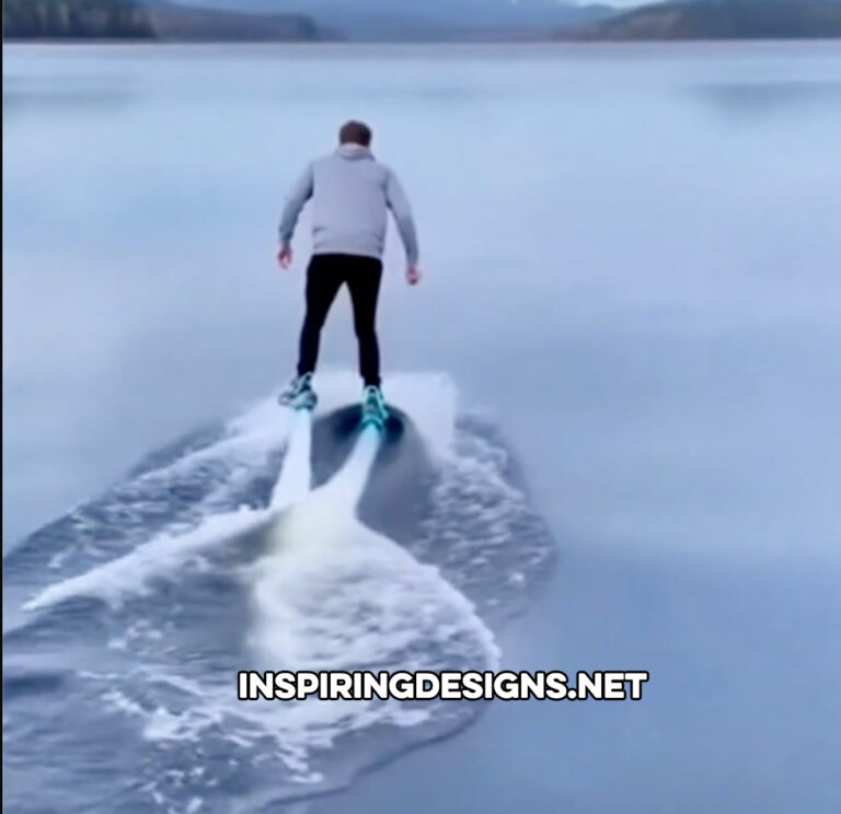 Water Jet Shoes: Jet Powered Sneakers That Let You Walk and Glide on Water
