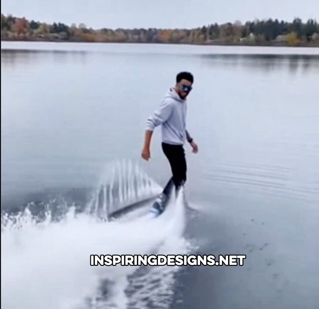 Water Jet Shoes: Jet Powered Sneakers That Let You Walk and Glide on Water