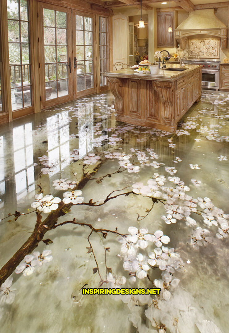 This Epoxy Flooring Turns Everyday Rooms Into Immersive Environments