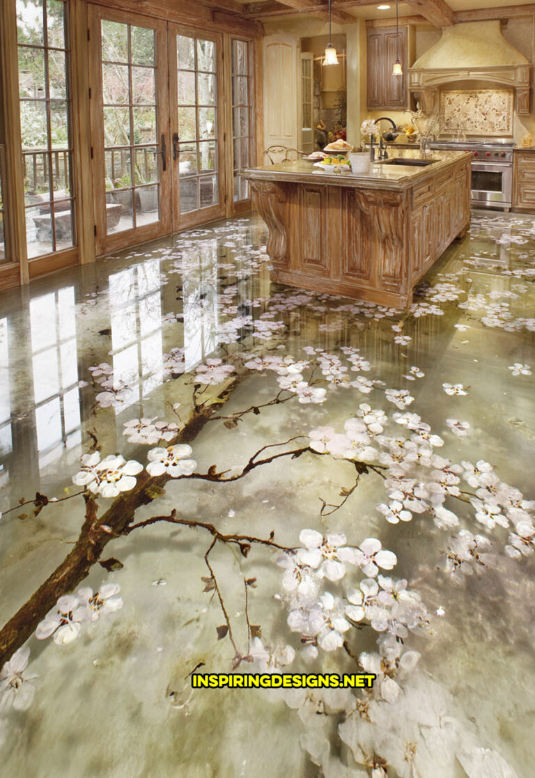 This Epoxy Flooring Turns Everyday Rooms Into Immersive Environments