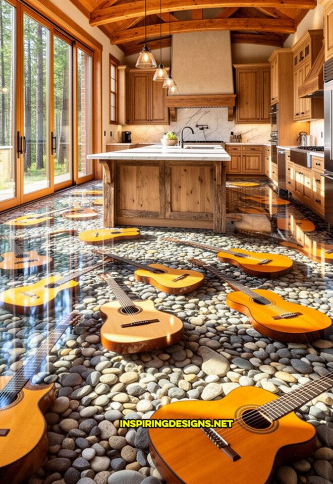 This Epoxy Flooring Turns Everyday Rooms Into Immersive Environments
