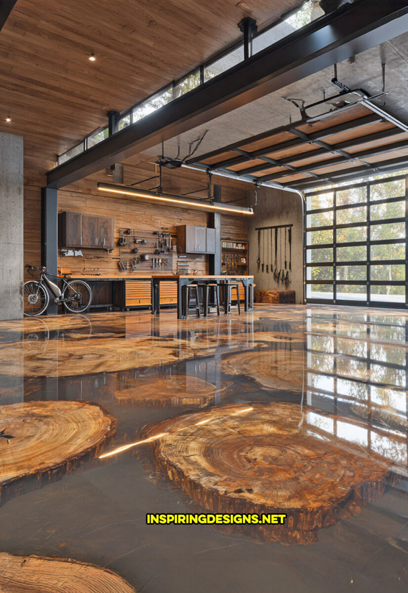 This Epoxy Flooring Turns Everyday Rooms Into Immersive Environments