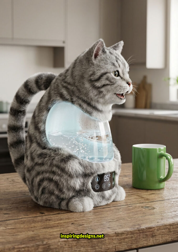 These Cat Kettles Are the Most Unapologetically Weird Upgrade for Your ...