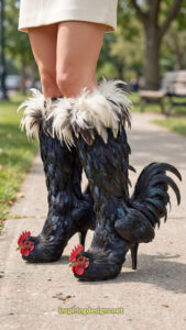 Chicken Heels: The Viral Chicken Boots and Stilettos Everyone Is ...