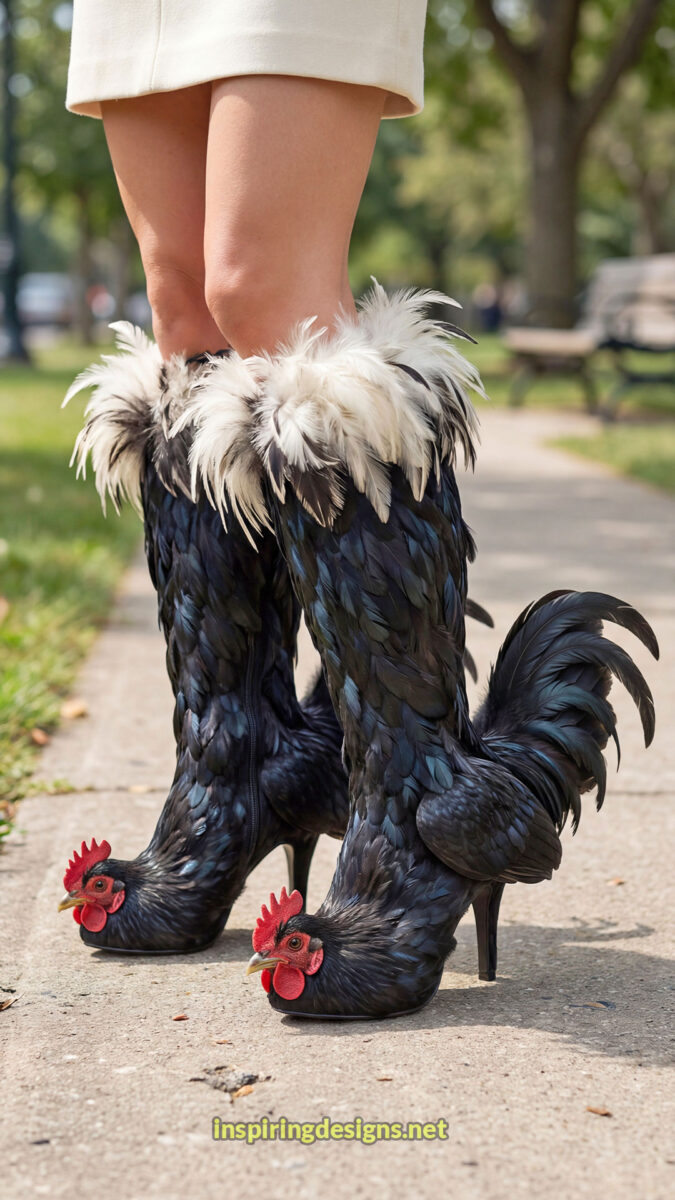 Chicken Heels: The Viral Chicken Boots and Stilettos Everyone Is ...