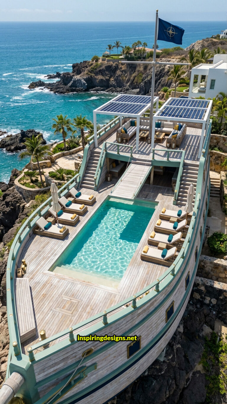 These Giant Pirate Ship Pools Are Basically Backyard Theme Parks