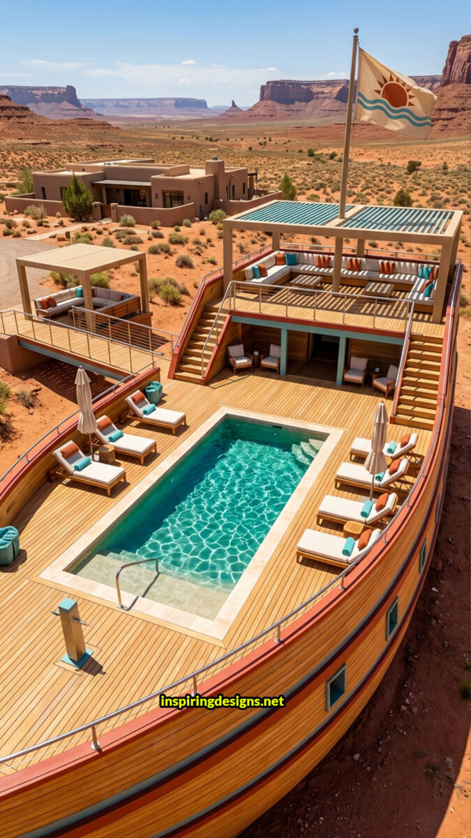 These Giant Pirate Ship Pools Are Basically Backyard Theme Parks