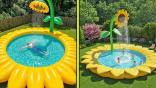 These Giant Sunflower Shower Pools Are the Cutest Way to Cool Off This ...