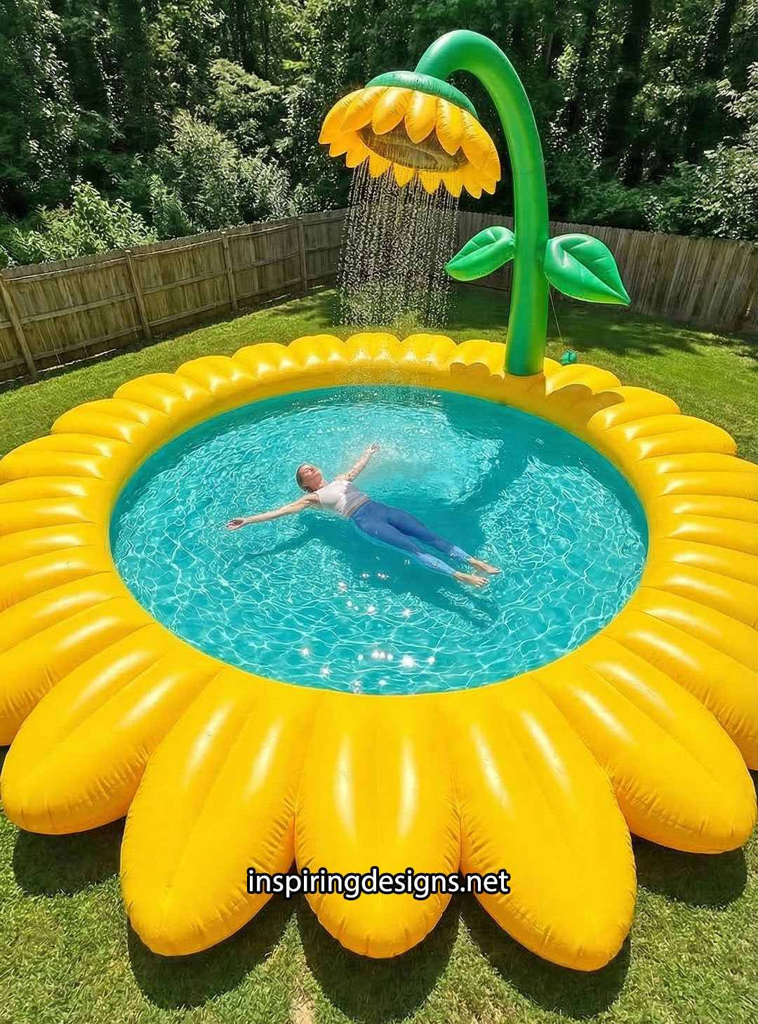 These Giant Sunflower Shower Pools Are the Cutest Way to Cool Off This ...