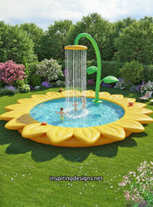 These Giant Sunflower Shower Pools Are the Cutest Way to Cool Off This ...