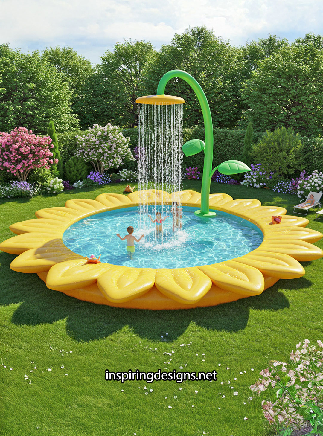 These Giant Sunflower Shower Pools Are the Cutest Way to Cool Off This ...