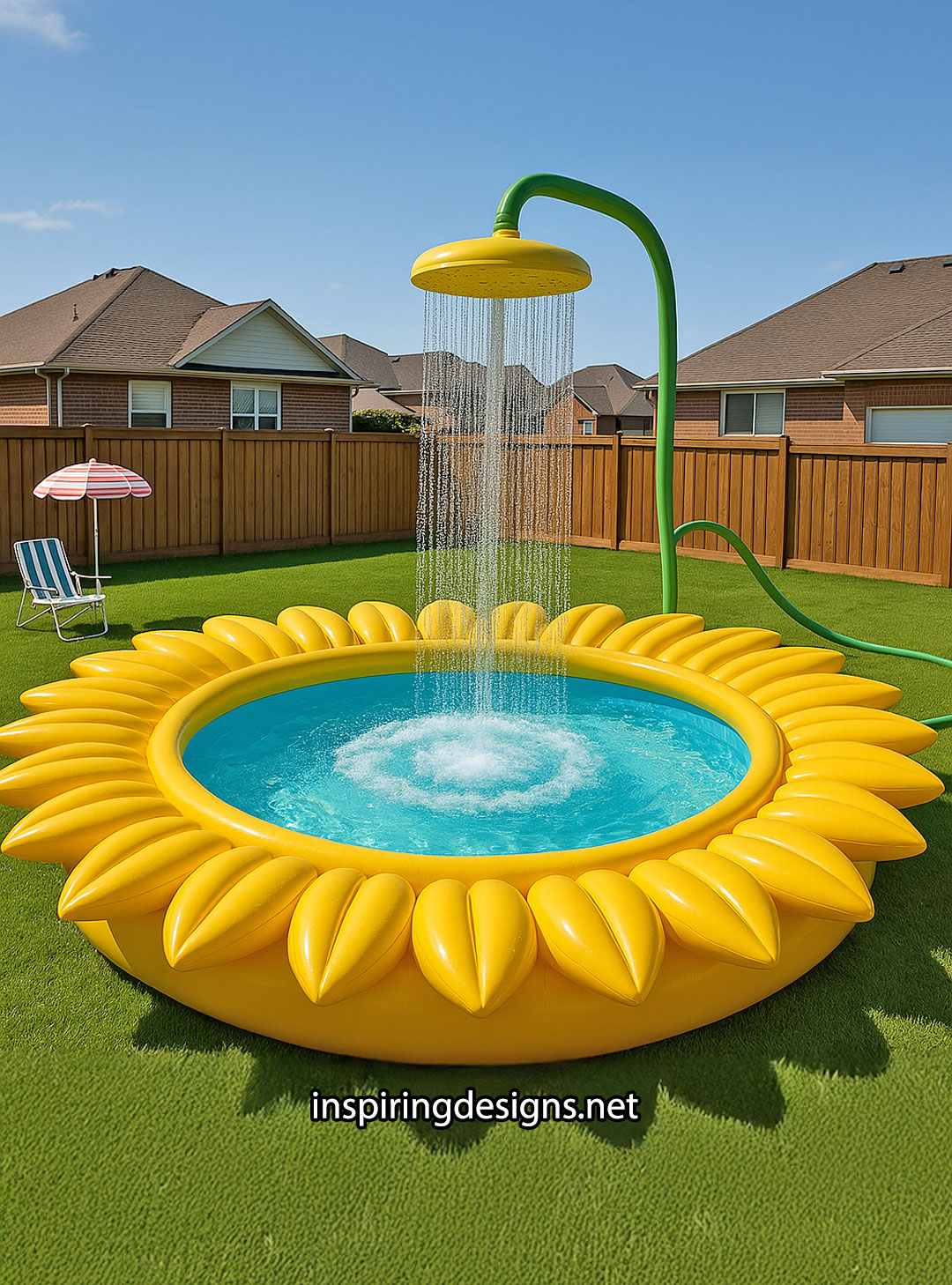 These Giant Sunflower Shower Pools Are the Cutest Way to Cool Off This ...
