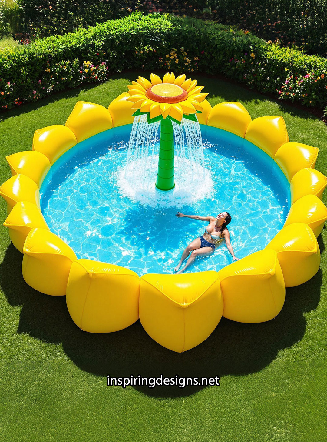 These Giant Sunflower Shower Pools Are the Cutest Way to Cool Off This ...