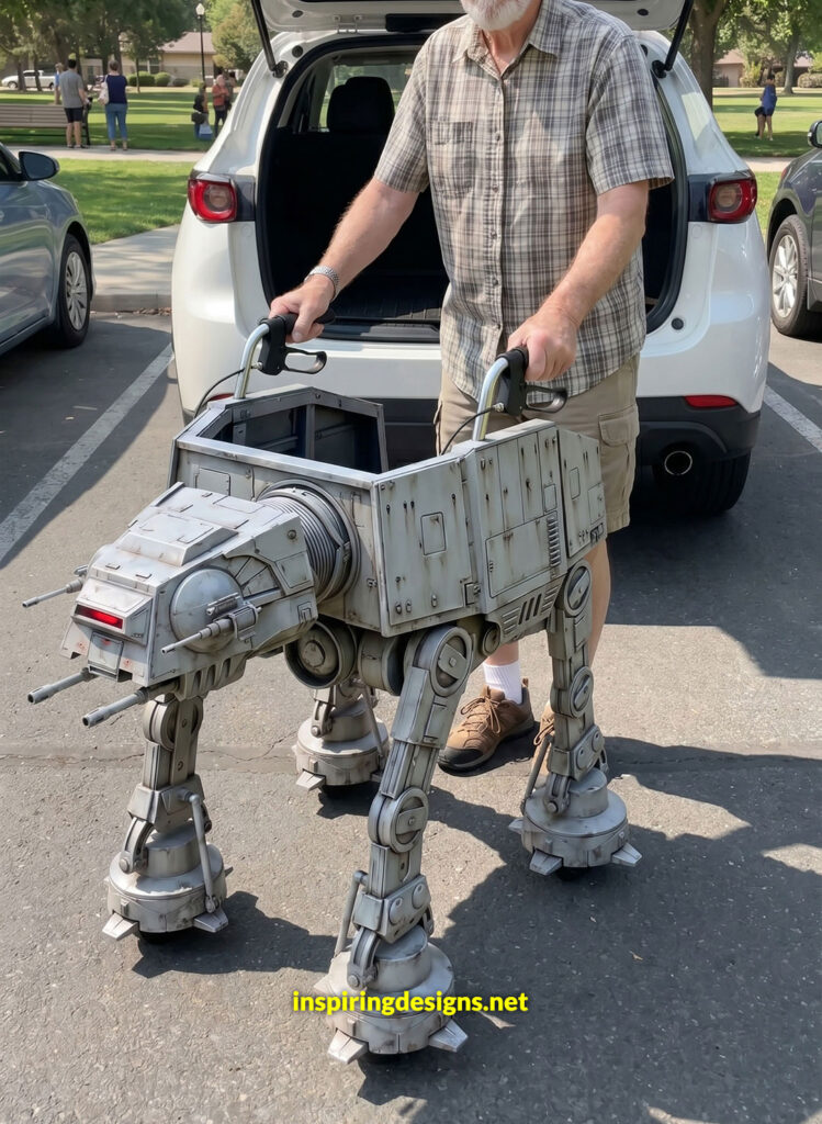 These At-At Walker Mobility Aids Turn Grocery Runs Into Galactic Missions