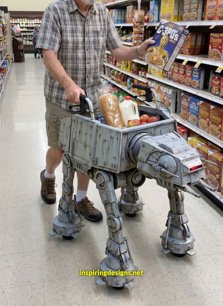 These At-At Walker Mobility Aids Turn Grocery Runs Into Galactic Missions