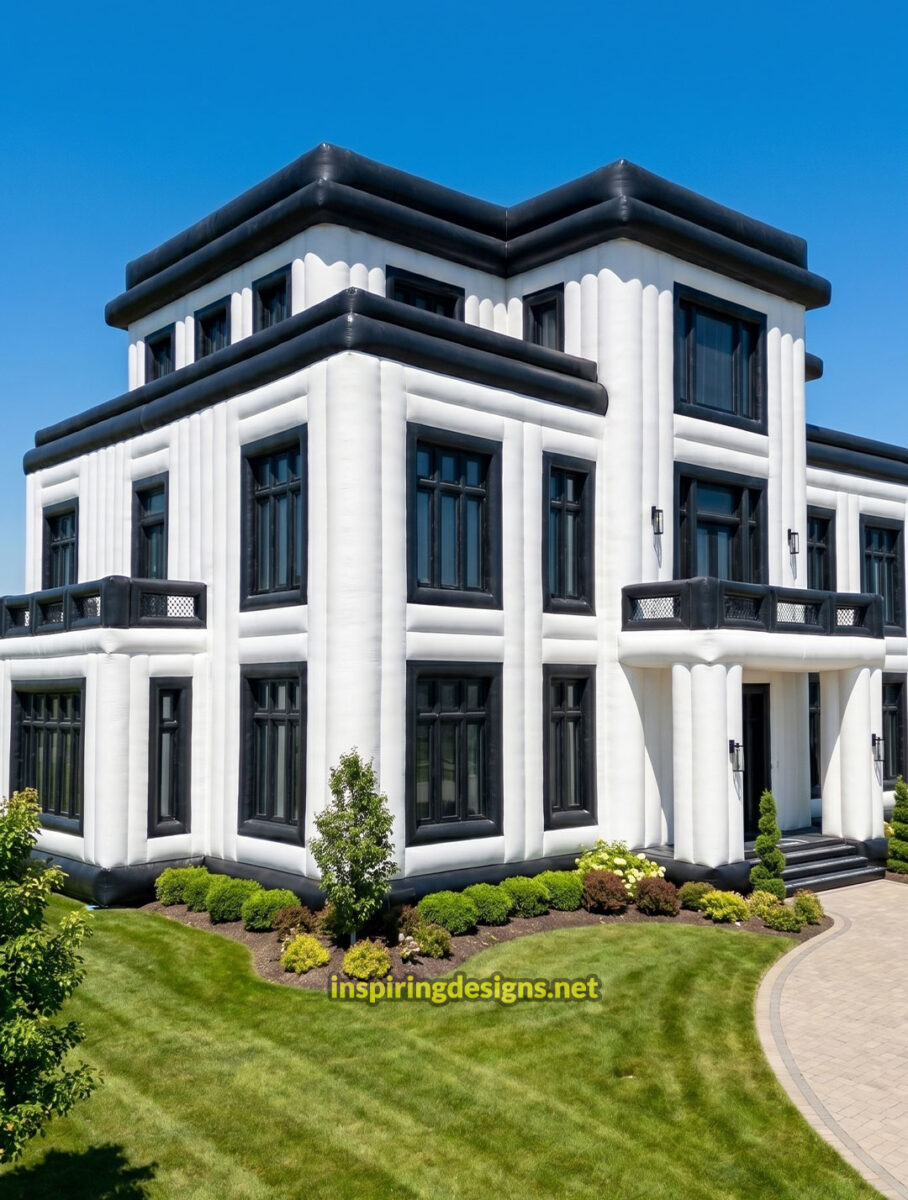 These Inflatable Mansion Bounce Houses Make Every Party Feel Like a Red ...